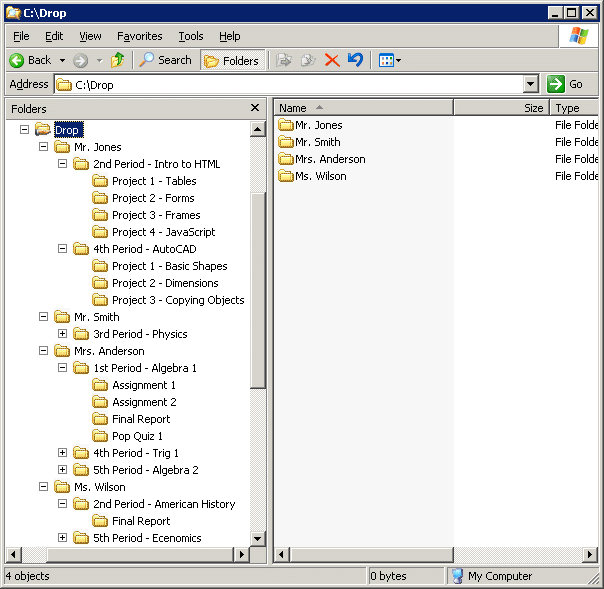 Windows Server: Drop Folder | Lefebure
